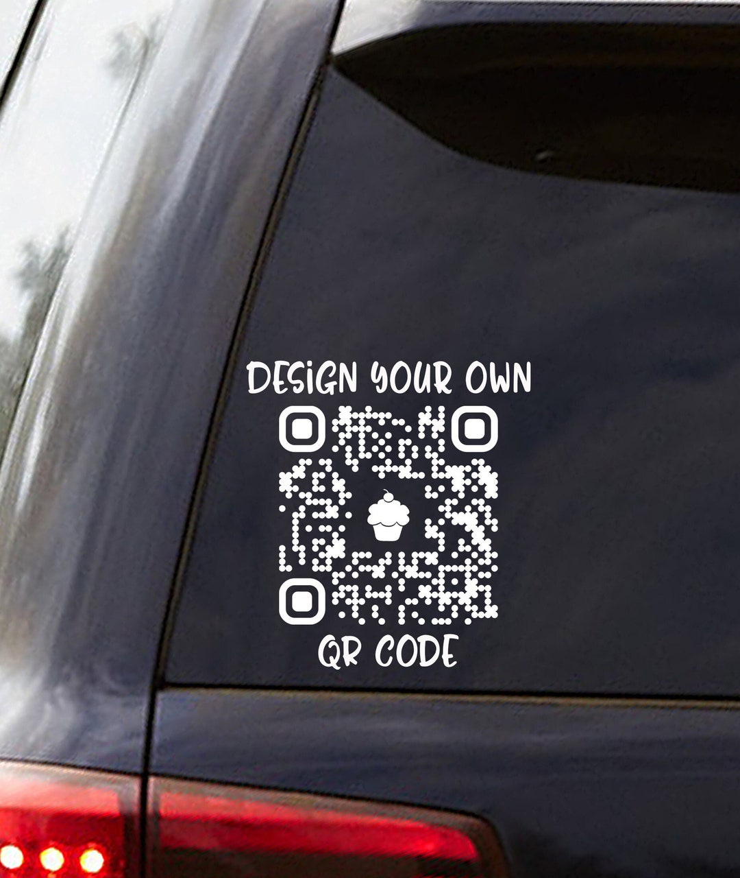 Design Your Own QR Code, Design Your Own Window Sticker, Custom Decal ...