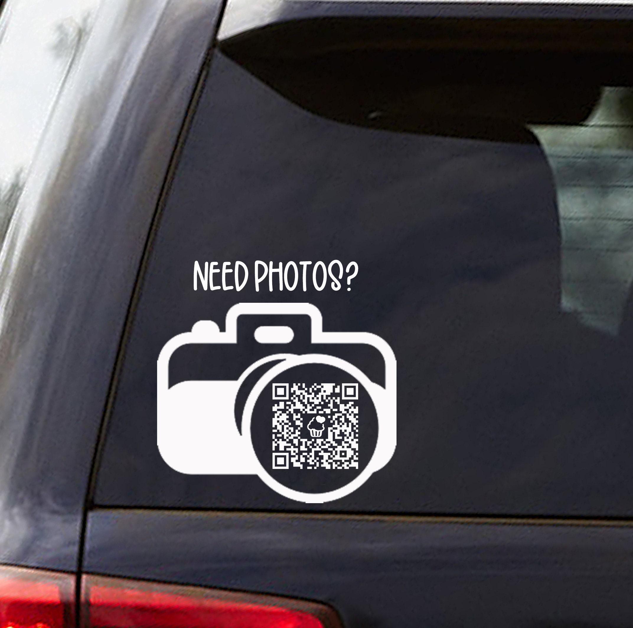 Need Photos Decal Camera QR Code Decal Photographer Decal - Etsy