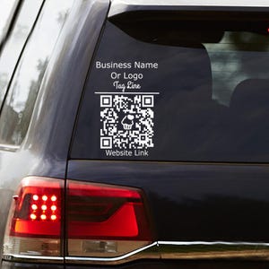 Business Qr Code Decal, Design Your Own Decal, Design Your Own Window ...