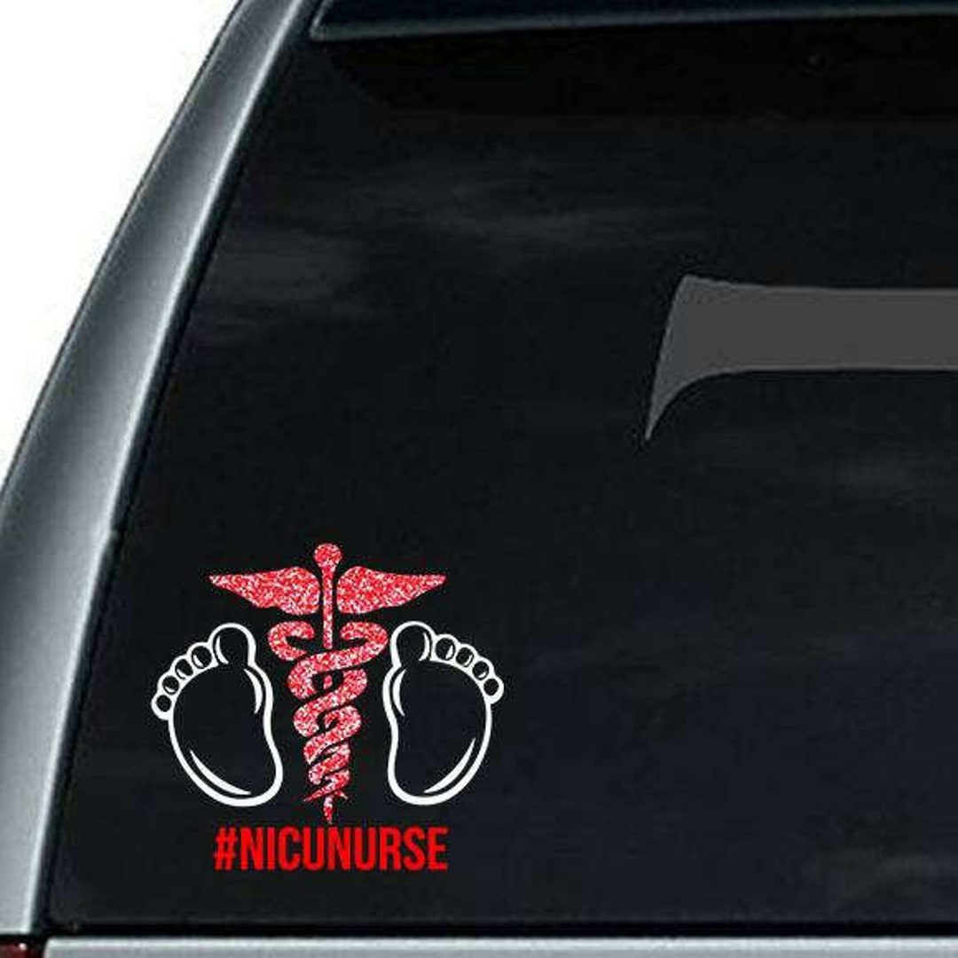 NICU Nurse Car Window Decal: Pediatric Nurse Gift - Etsy