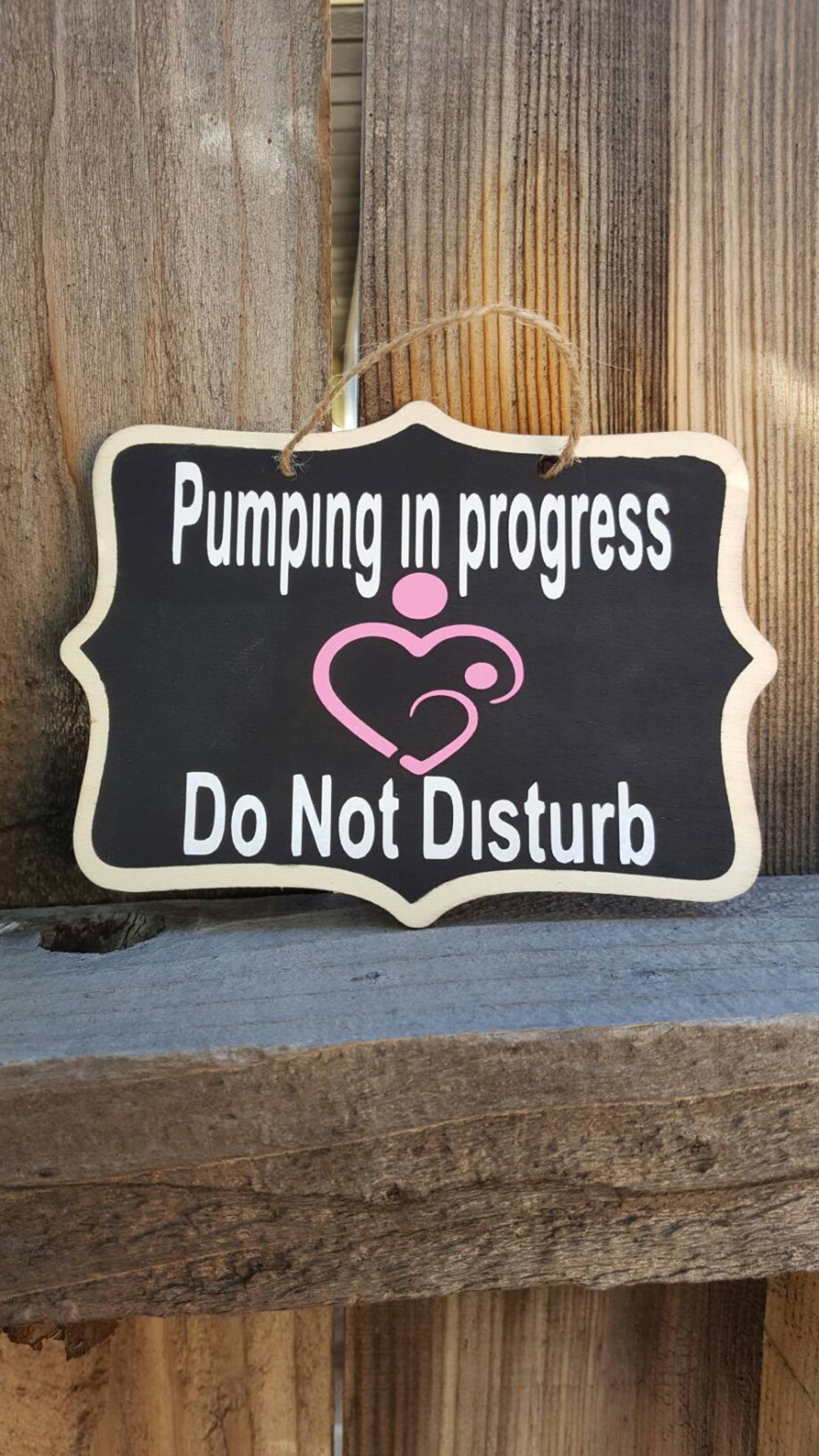 Do Not Disturb Pumping Sign New Mom Gift Basket Chalkboard - Etsy