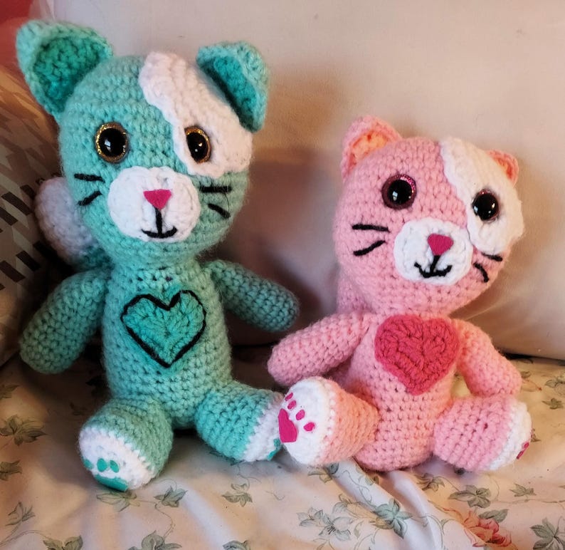 Cat Amigurumi Crochet Pattern | Patchy Paws Plushie PDF | Beginner ...