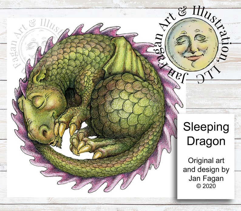 Dragon Note Card Handmade Note Cards Gift Cards Dragon - Etsy