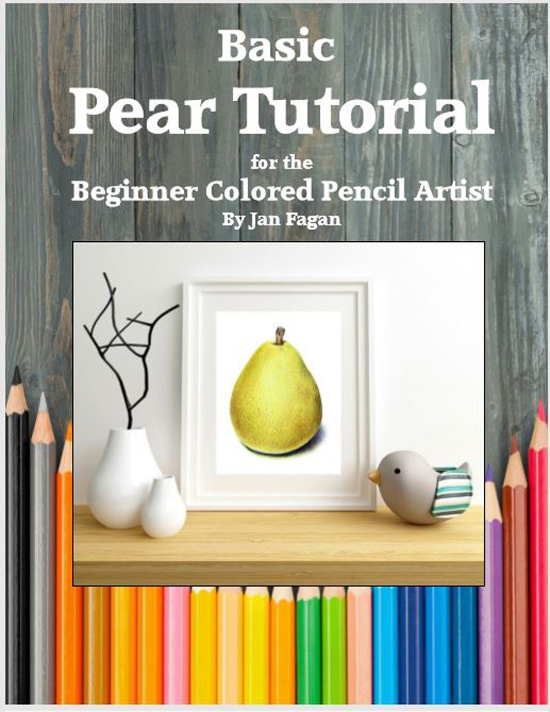 Colored Pencil Tutorial Beginner Learn to Draw Digital Download Drawing ...