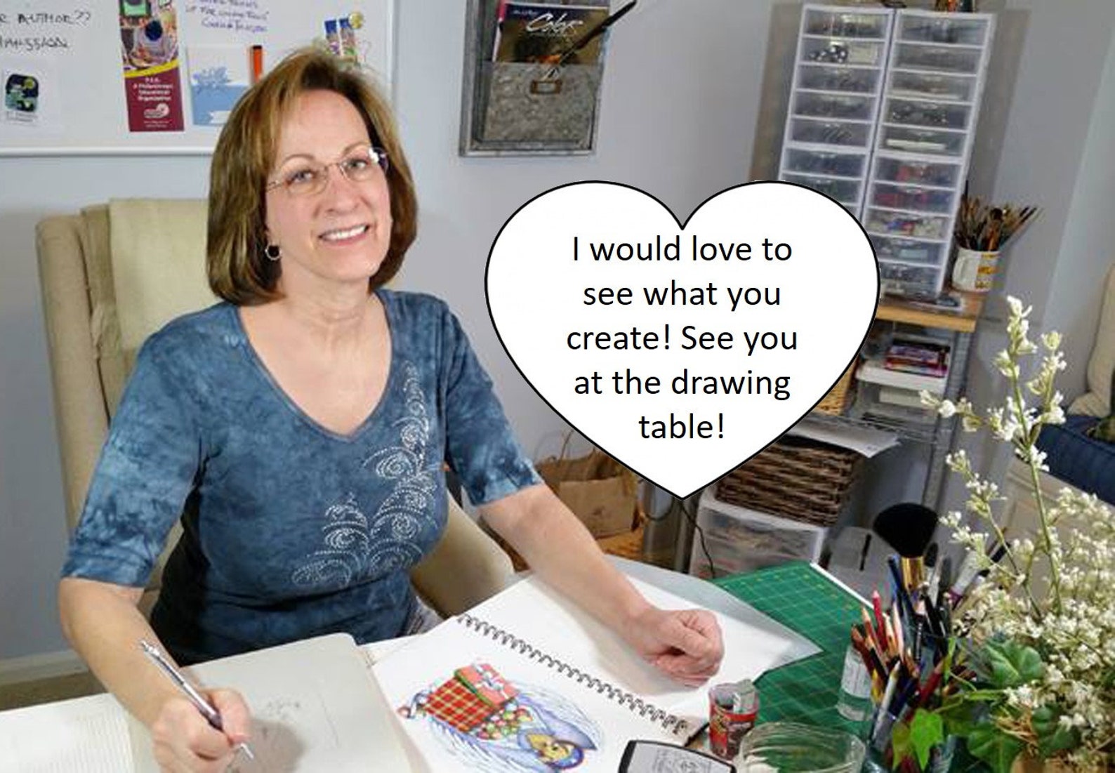 Colored Pencil Guide Tulip Tutorial Digital Download Art - Etsy