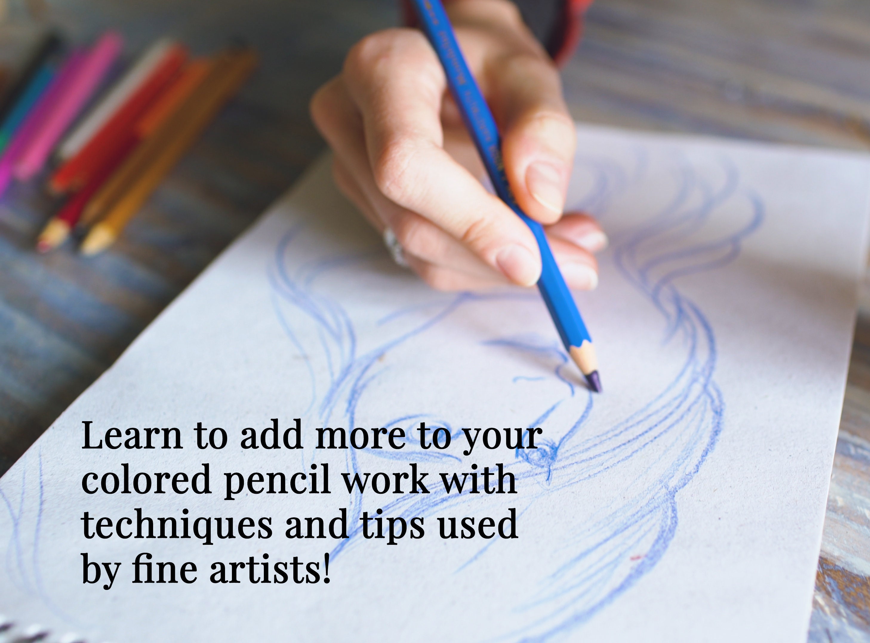 Colored Pencil Guide Tulip Tutorial Digital Download Art - Etsy