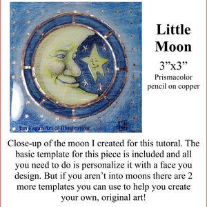 Resin Art Colored Pencil Copper Art Tutorial Digital Download DIY Wall ...