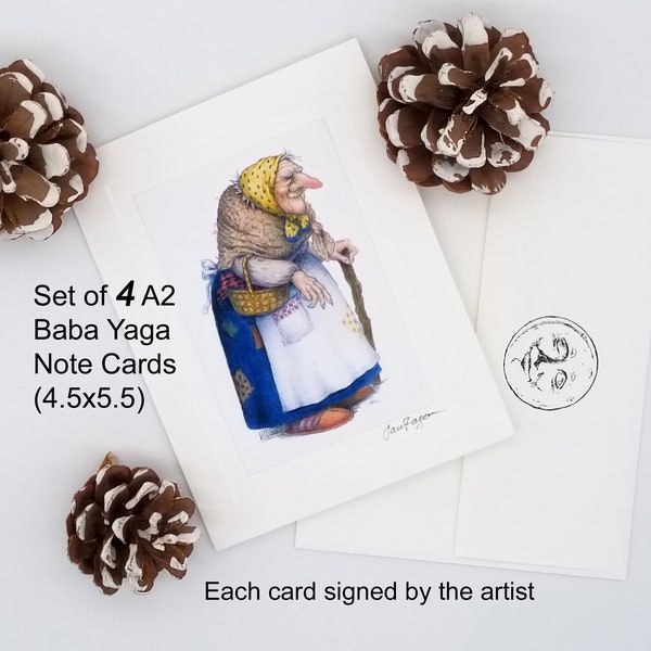 Baba Yaga Cards - Etsy