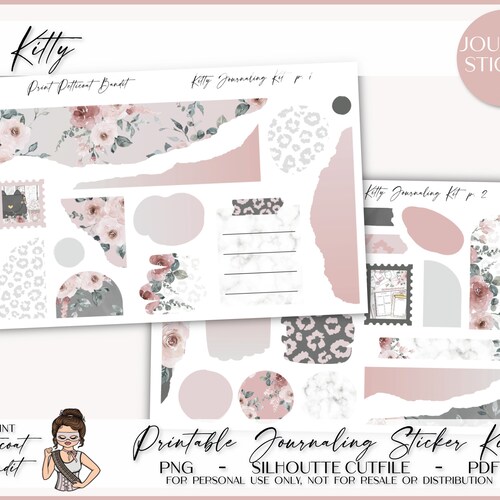 Printable Journaling Sticker Kit Theatre Journal Stickers - Etsy