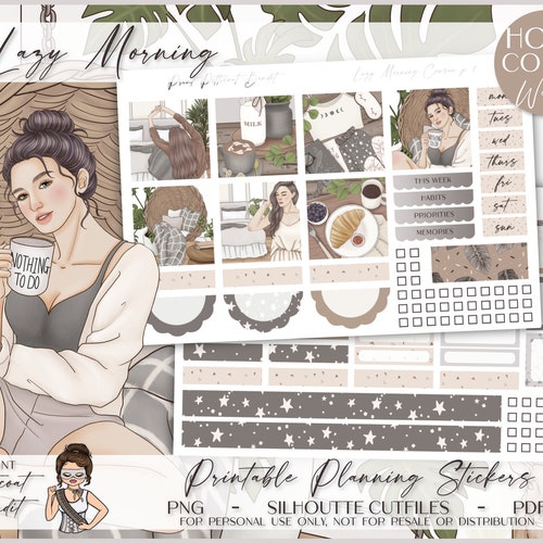 Printable: Jolly Morning A5 Hobonichi Cousin Weekly Page - Etsy