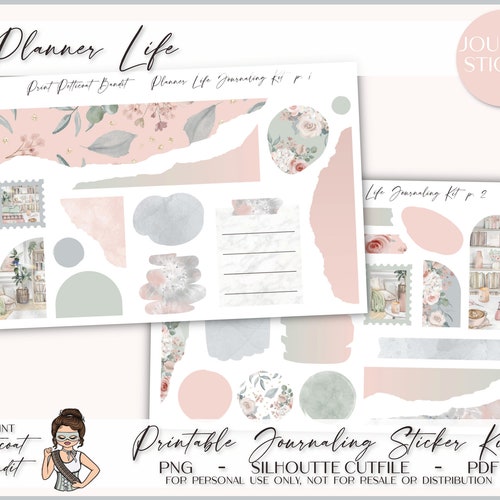 Printable Journaling Sticker Kit Theatre Journal Stickers - Etsy