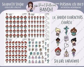 Lil' Bandit Printable Character Stickers Magical - Etsy