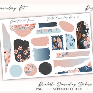 Printable Journaling Sticker Kit Theatre Journal Stickers Decorative ...