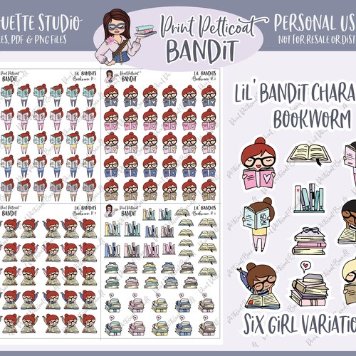 Lil' Bandit Printable Character Stickers Magical - Etsy