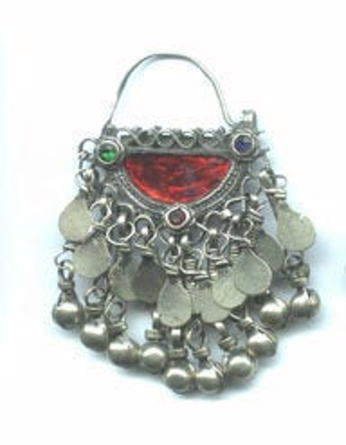 Kuchi Tribe Earrings Nomadic Koochi Tribal Hoops Afghanistan - Etsy