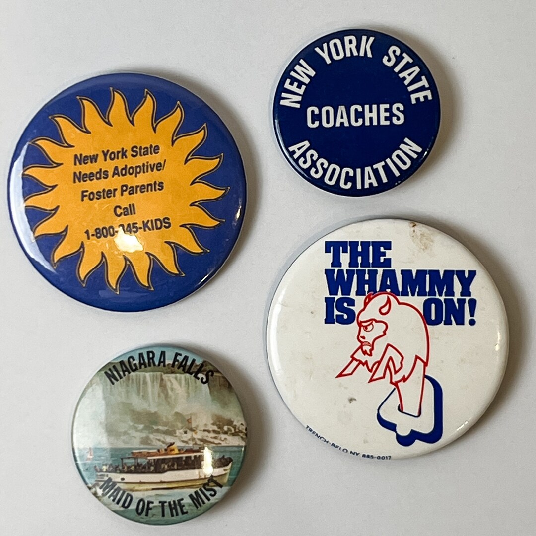 Vintage Buffalo Western Buffalo Bills New York Themed Buttons - Etsy