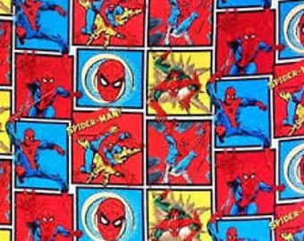 Spiderman fabric | Etsy