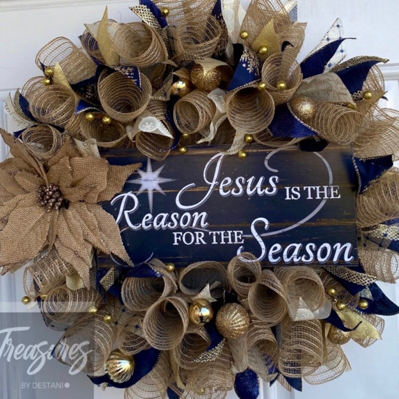 Christian Wreath - Etsy