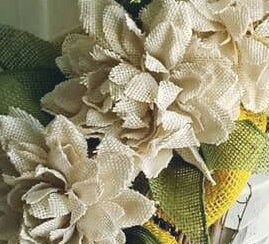 Spring Burlap Wreath Summer Wreath Year Round Wreath | Etsy