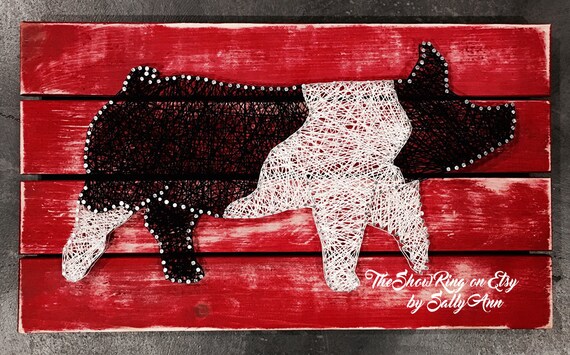 Ms. Chrome Cross Show Pig | Etsy