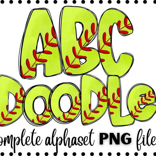 Softball Letters - Etsy