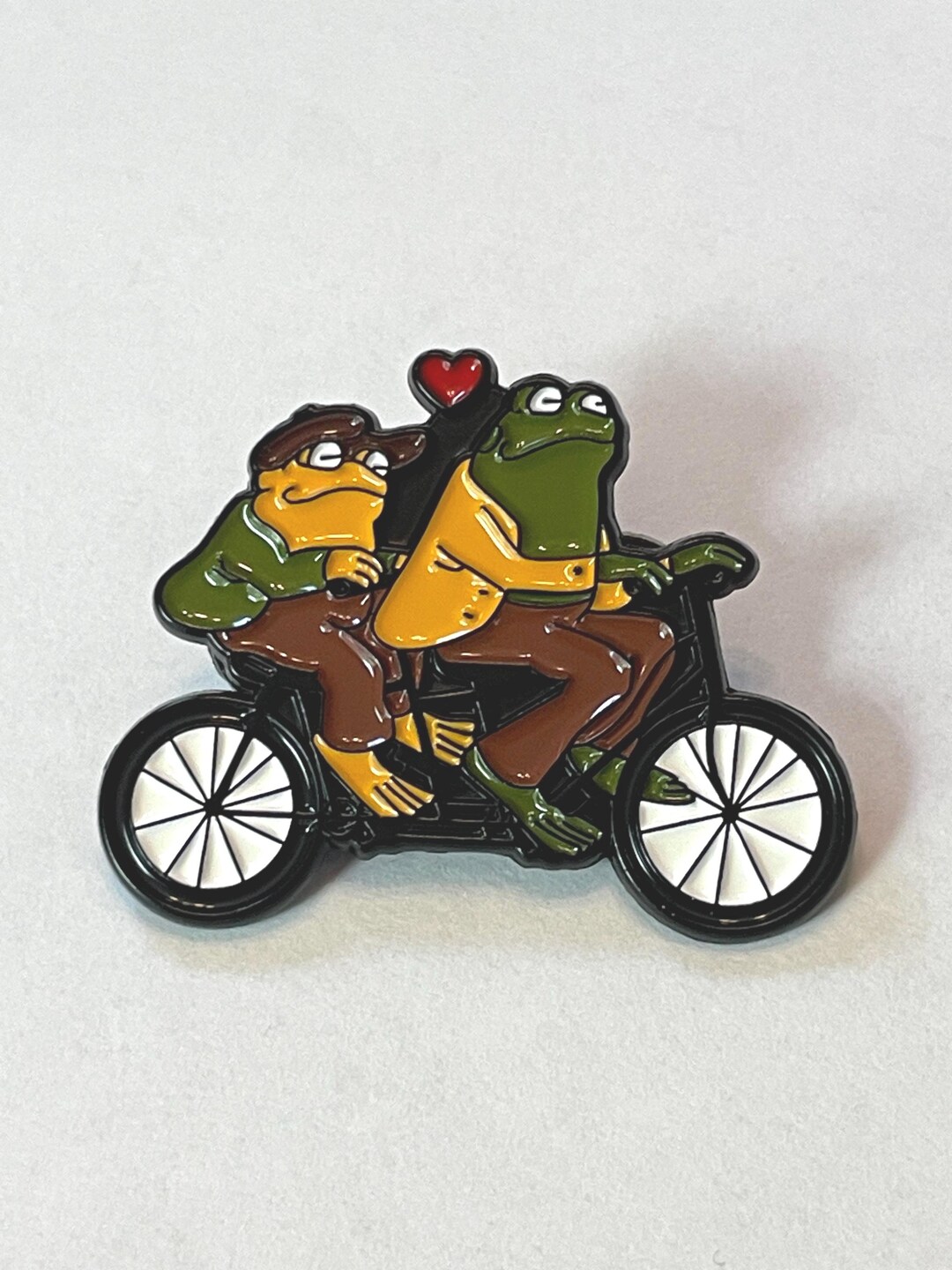 Frog and Toad Enamel Pin Birthday, School, Gift, Accessory, Lapel Pin ...