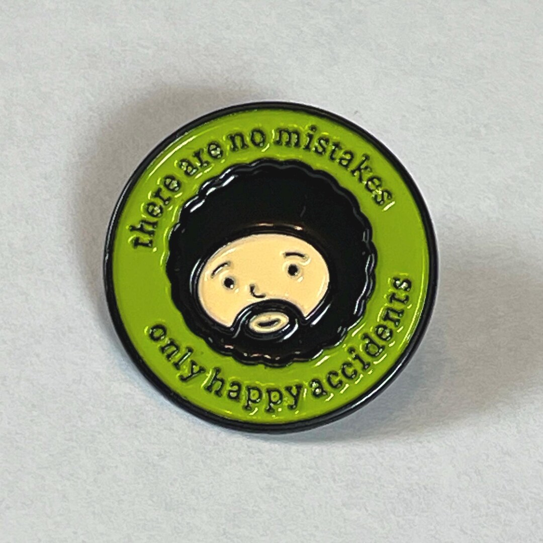 Bob Ross Enamel Pin Birthday, School, Gift, Accessory, Enamel Pin ...
