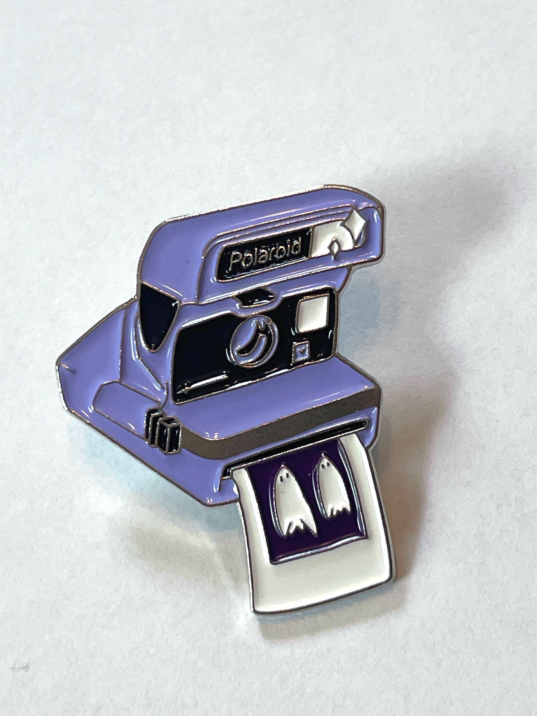 Polaroid Ghost Halloween Enamel Pin Birthday, School, Gift, Accessory ...