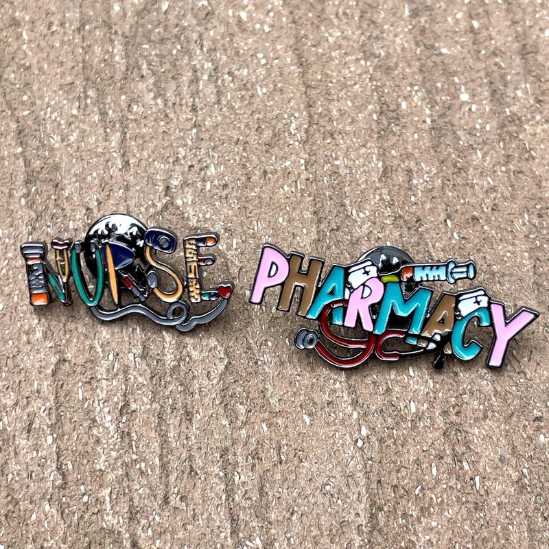 Pharmacy Lapel Pin - Etsy