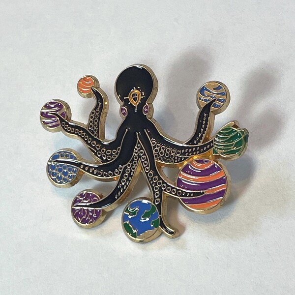 Space Enamel Pin - Etsy