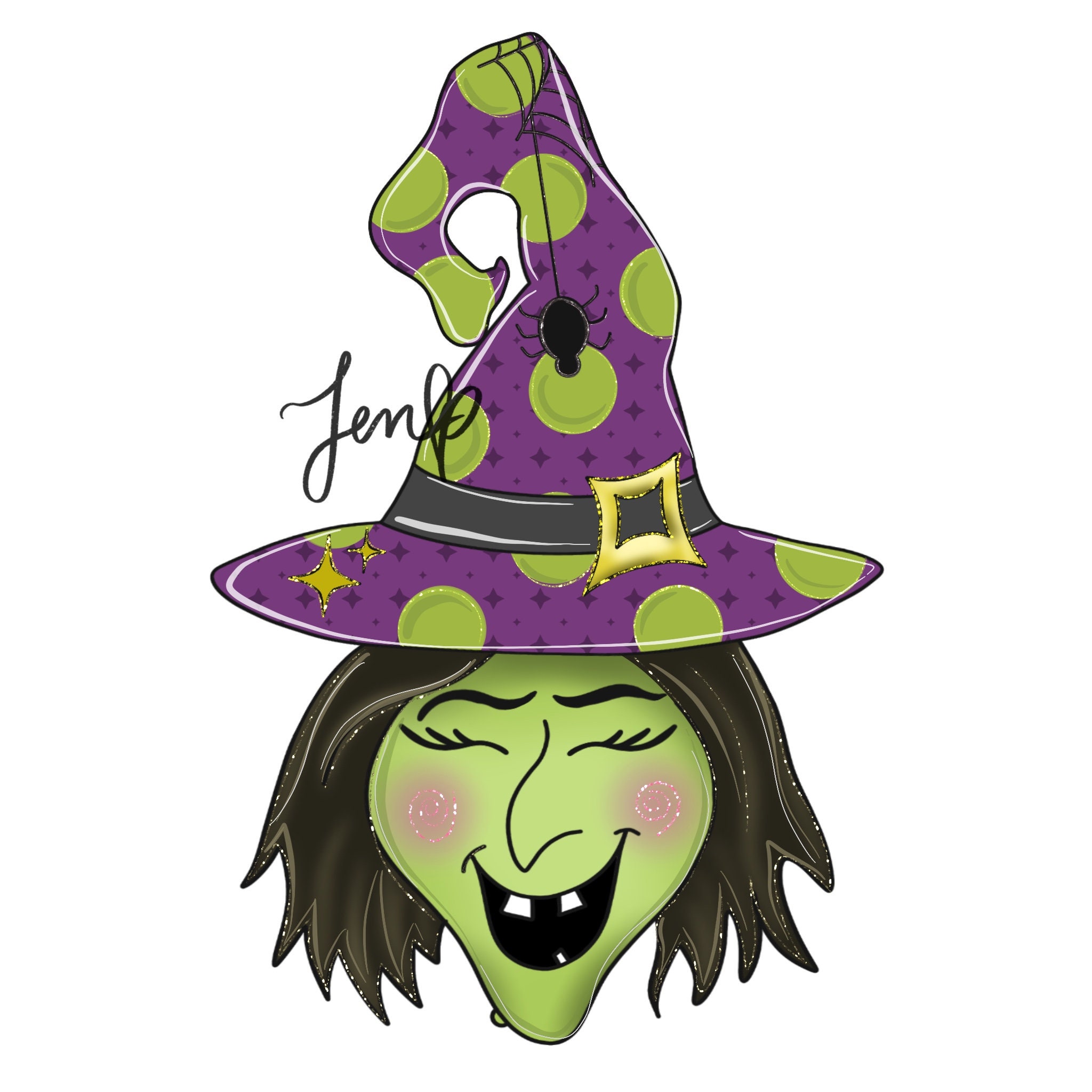 Witch Face Template