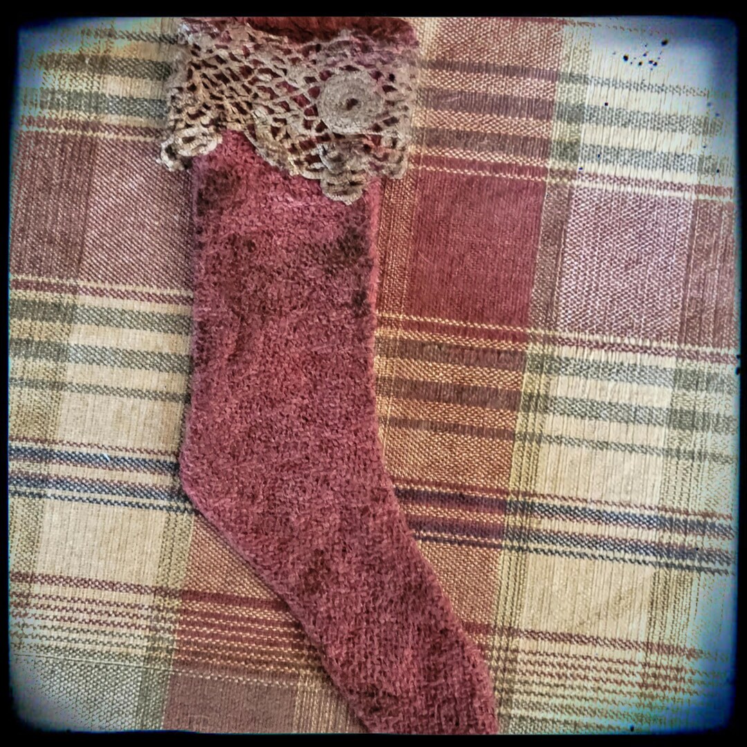 Prim Stocking Ornie - Etsy
