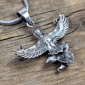 Lord Garuda Wing Pendant, 925 Sterling Silver Pendant, Lord Garuda ...