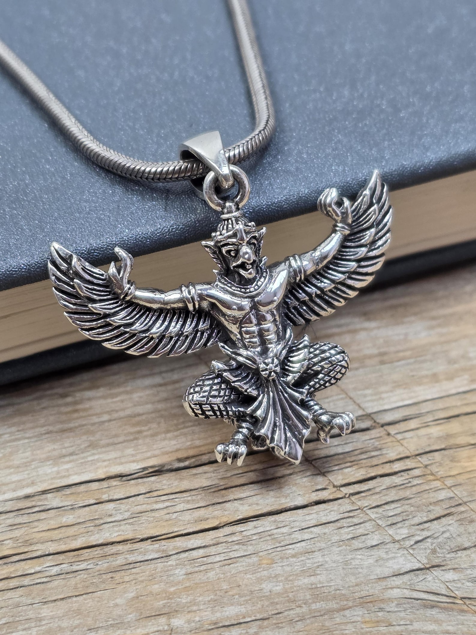 Lord Garuda Wing Pendant, 925 Sterling Silver Pendant, Lord Garuda ...