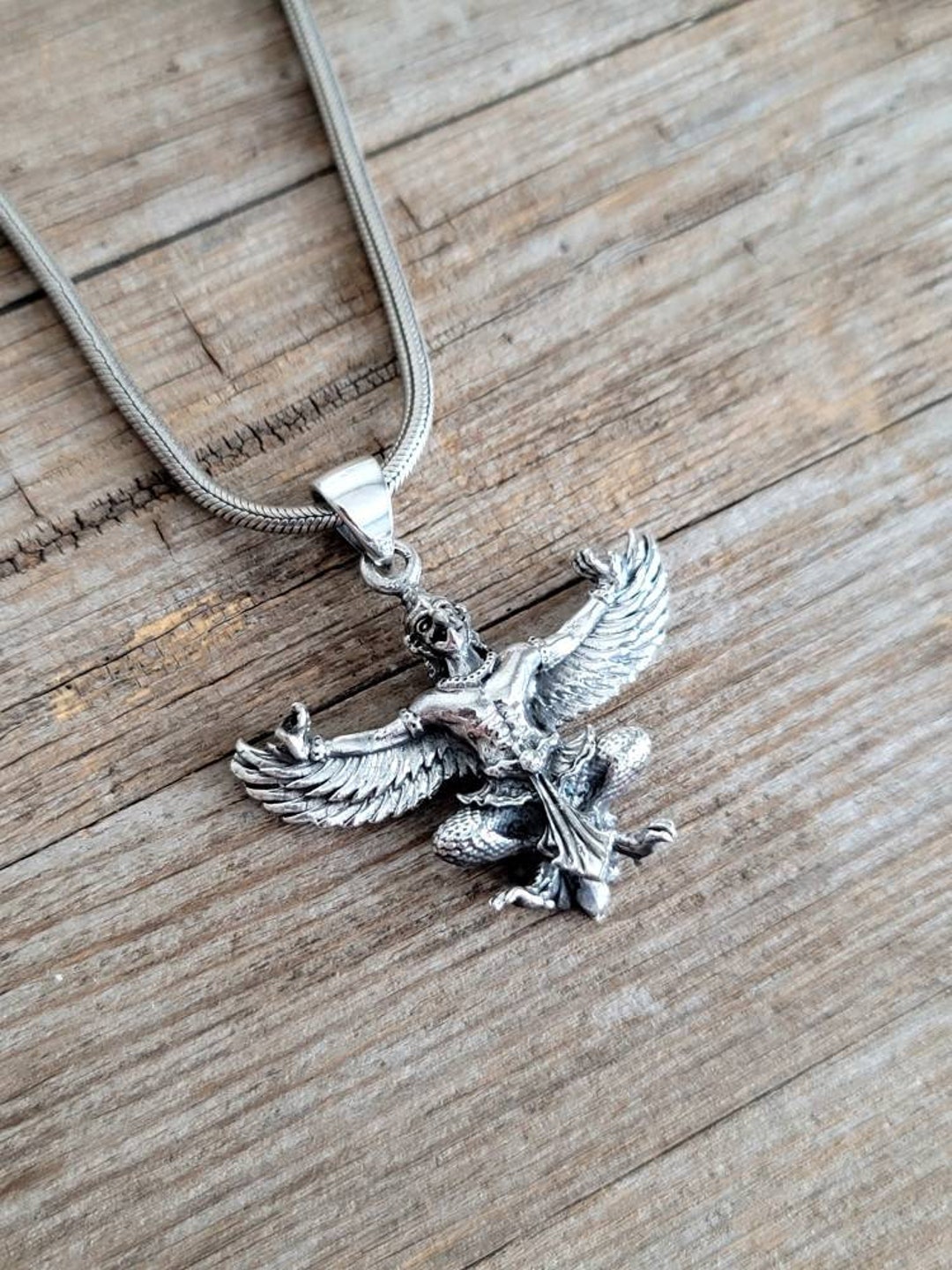 Lord Garuda Wing Pendant 925 Sterling Silver Pendant Lord - Etsy