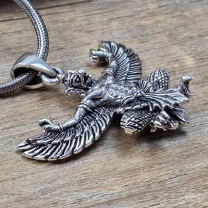 Lord Garuda Wing Pendant, 925 Sterling Silver Pendant, Lord Garuda ...