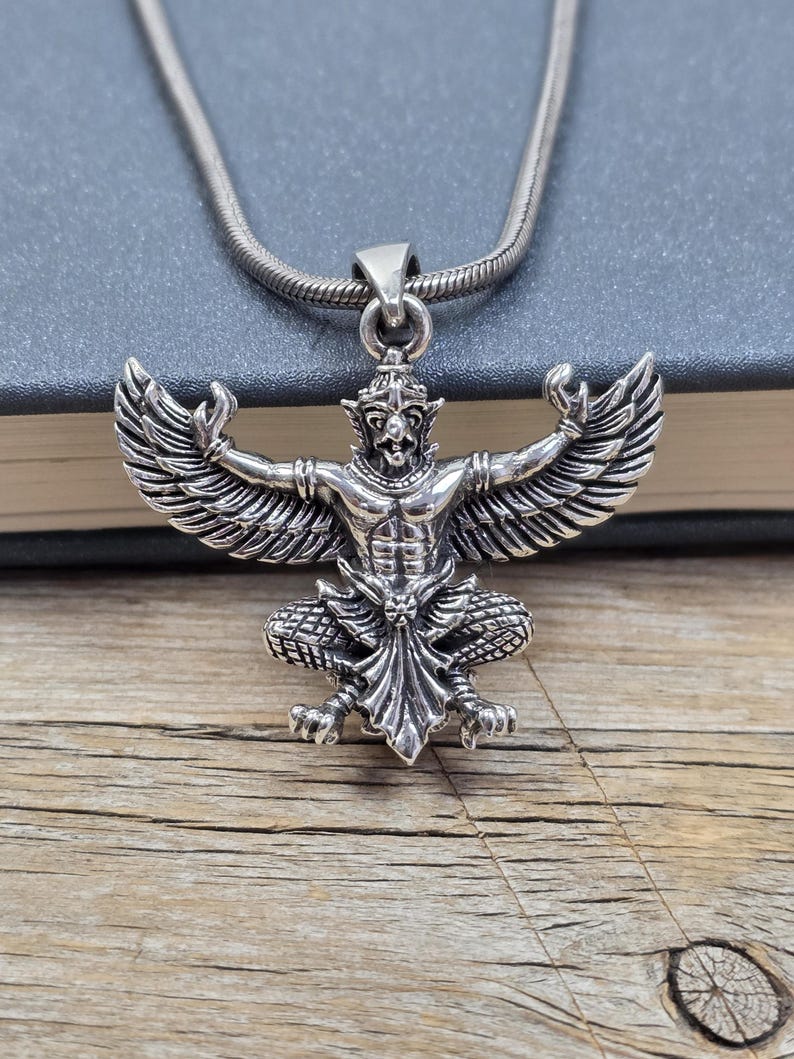 Lord Garuda Wing Pendant, 925 Sterling Silver Pendant, Lord Garuda ...