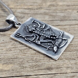 Kali Pendant, 925 Sterling Silver Pendant,hinduism God, Meditation ...