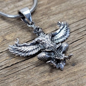 Lord Garuda Wing Pendant, 925 Sterling Silver Pendant, Lord Garuda ...