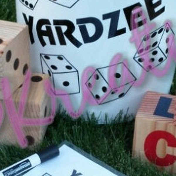 Yardzee Bucket - Etsy