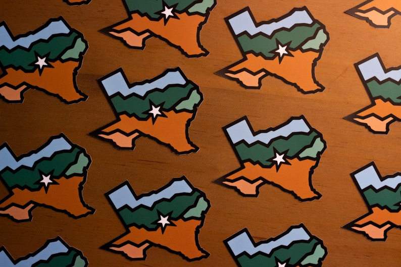 Texas Vinyl Sticker Vinyl Decal Texas Decal Outdoor - Etsy