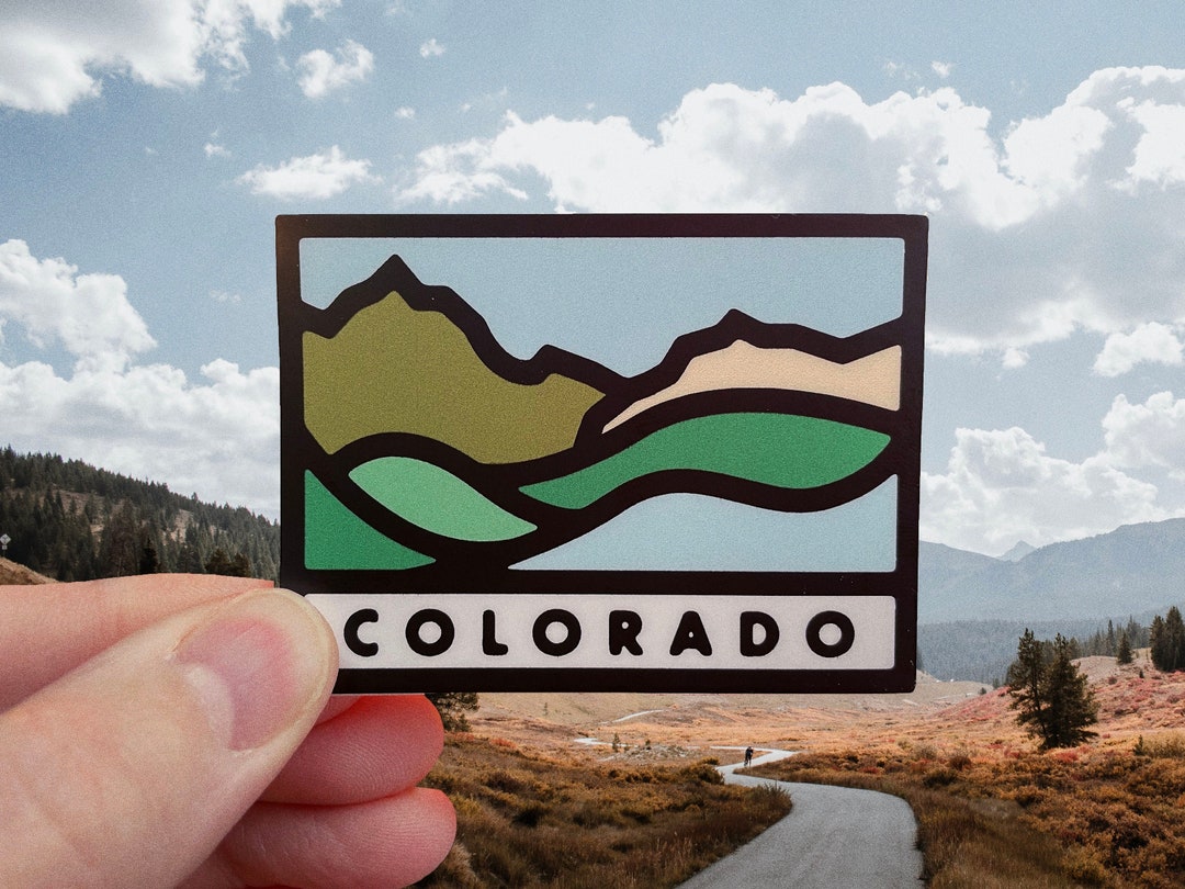Colorado Vinyl Sticker Vinyl Decal Colorado Decal - Etsy