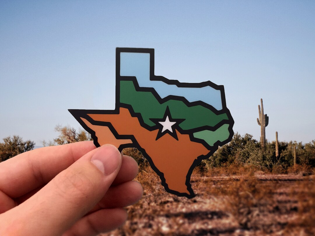 Texas Vinyl Sticker Vinyl Decal Texas Decal Outdoor - Etsy