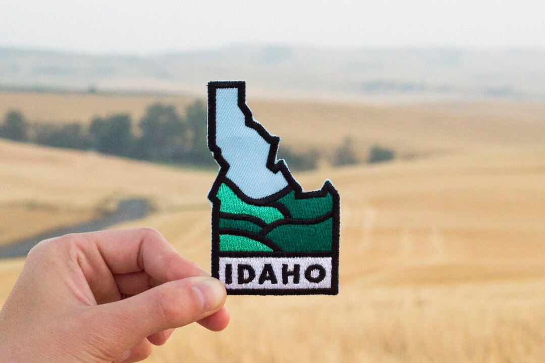 Idaho Embroidered Iron on Patch Jacket Patch Clothing Patch Idaho Art ...