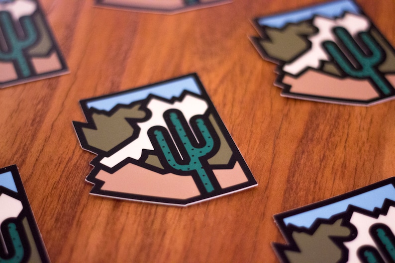 Arizona Vinyl Sticker Vinyl Decal Arizona Decal Outdoor | Etsy
