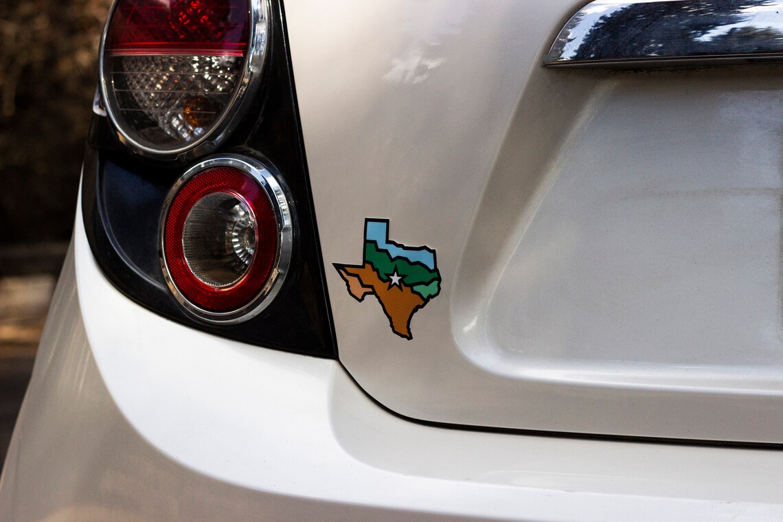 Texas Vinyl Sticker Vinyl Decal Texas Decal Outdoor - Etsy