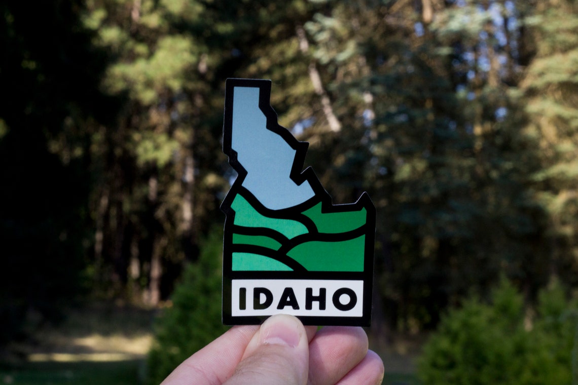 Idaho Vinyl Sticker Vinyl Decal Idaho Decal Outdoor | Etsy