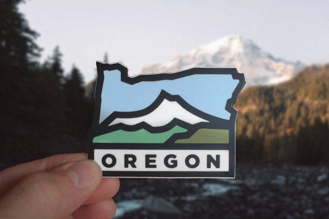 Oregon Vinyl Sticker Vinyl Decal Oregon Decal Outdoor | Etsy