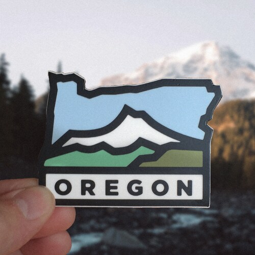 Oregon Vinyl Sticker Vinyl Decal Oregon Decal Outdoor - Etsy