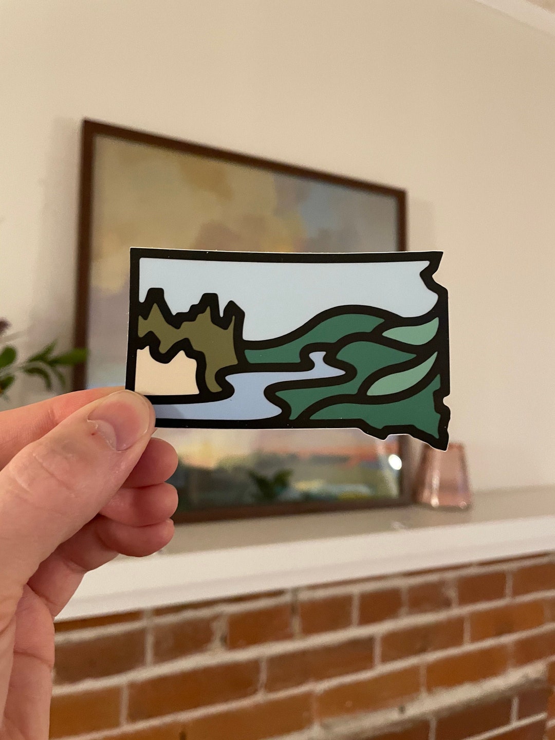 South Dakota Vinyl Sticker Vinyl Decal South Dakota Decal - Etsy